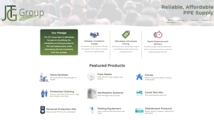 JTG Group, LLC PPE Supplies - AliBear Industries